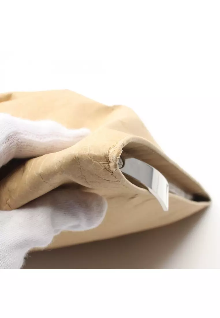 BOTTEGA VENETA Pre-Loved BOTTEGA VENETA BV Twist Paper Craft Handbag ...