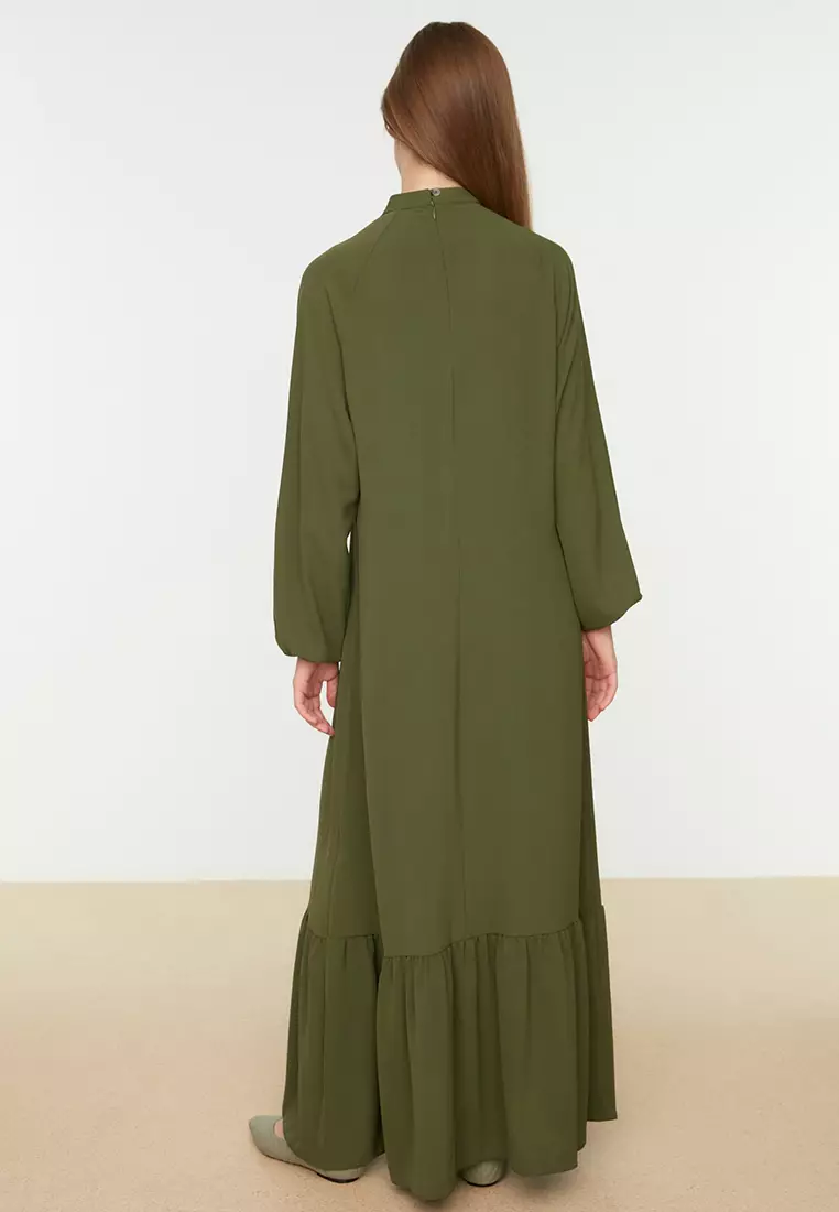 Buy Trendyol MODEST Puff Sleeve Dress Online | ZALORA Malaysia