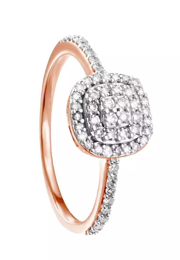 Buy HABIB HABIB Cassadee Rose Diamond Ring Online | ZALORA Malaysia