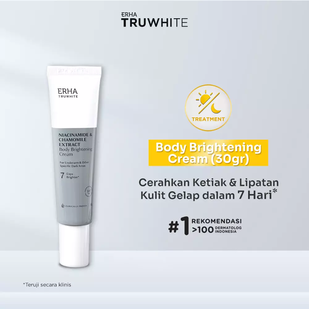 Jual Erha ERHA Truwhite Niacinamide & Chamomile Extract Body Brightening Cream 30G - Krim ...