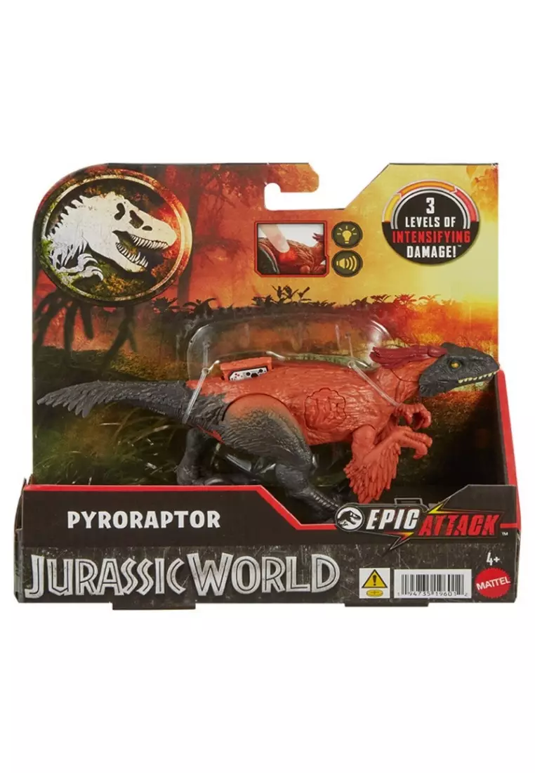 Buy Jurassic World Jurassic World Epic Attack Pyroraptor Dinosaur Toy ...