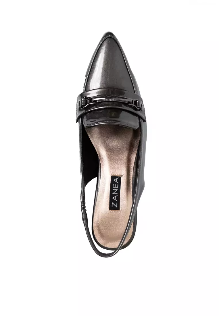 Buy Zanea Shoes Marika Slingback Pumps (Gray) 2026 Online | ZALORA ...