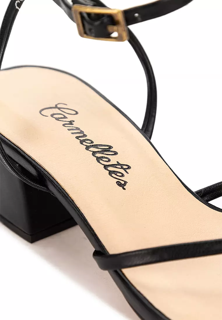 Buy CARMELLETES Strappy Toe Ring Block Heels 2025 Online | ZALORA ...