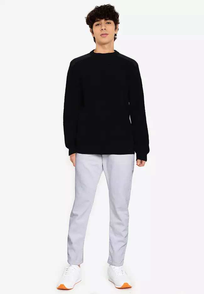 Buy French Connection Fabric Mix Sweater 2026 Online | ZALORA Philippines