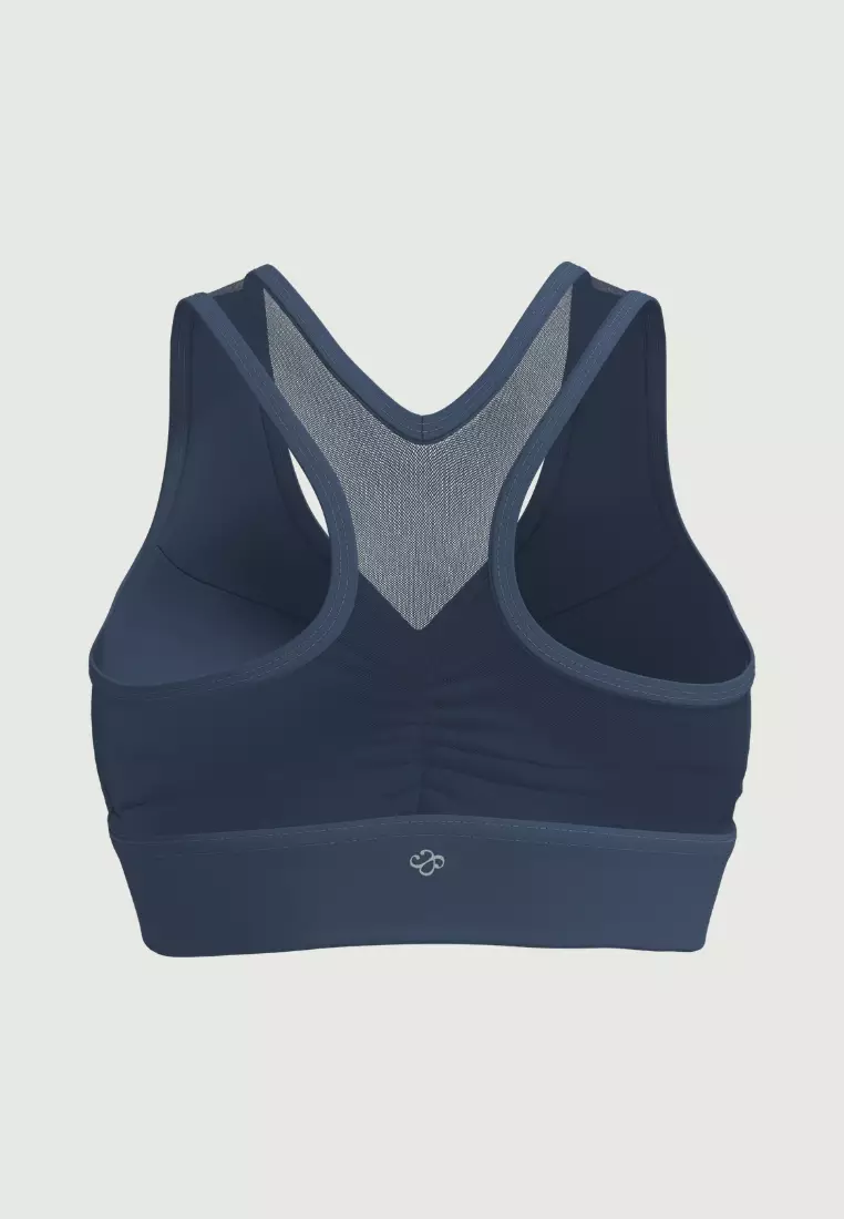 Buy Sunseeker Iceland Blue Ruched Front Bra Top 2026 Online | ZALORA