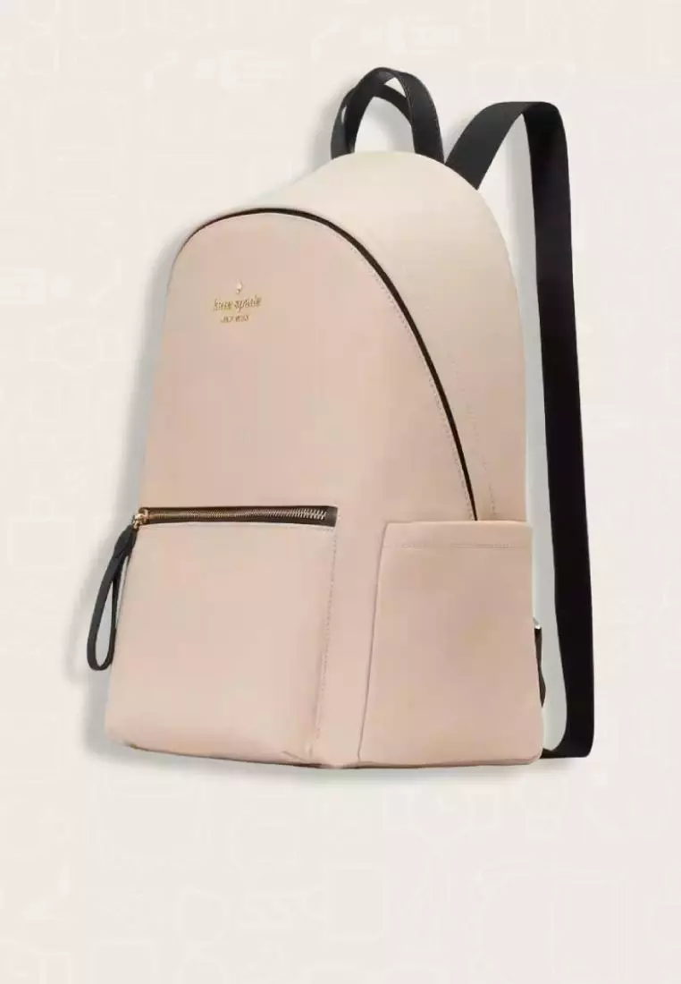 Jual KATE SPADE Kate Spade Chelsea Large Backpack Warm Beige Multi ...