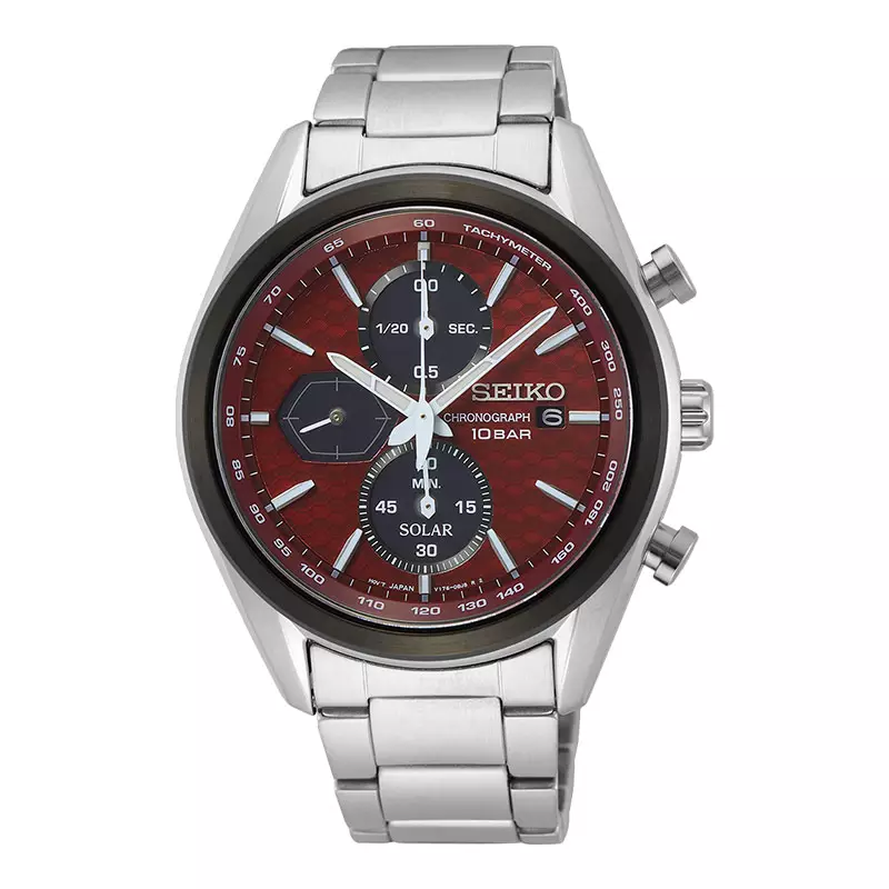 Jual Seiko Jam Tangan Pria Seiko Solar SSC771P1 Chronograph Red Dial ...