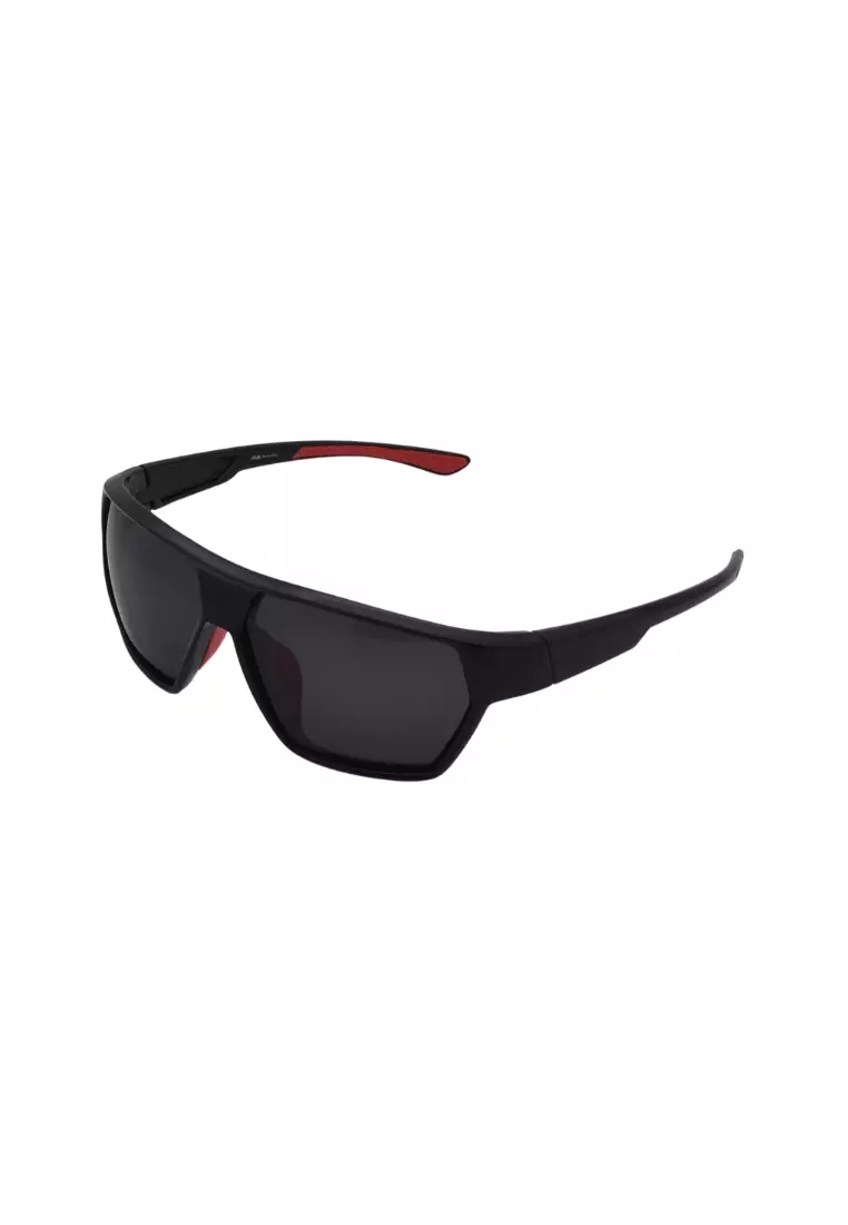 Buy jojo Sports Wrap Around Hexagon Frame Rubber Tip Temple Polarized ...