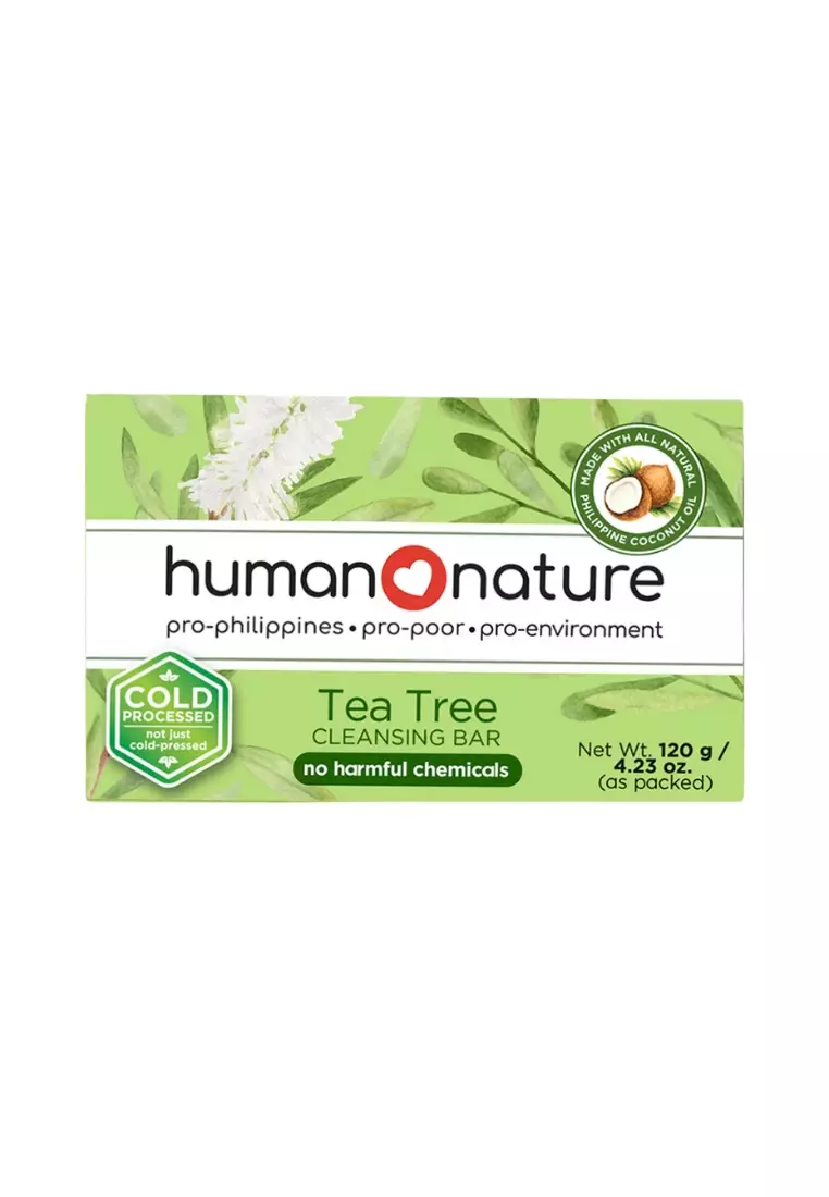 Buy Human Nature Natural Cleansing Bar - Tea Tree 120g 2024 Online ...