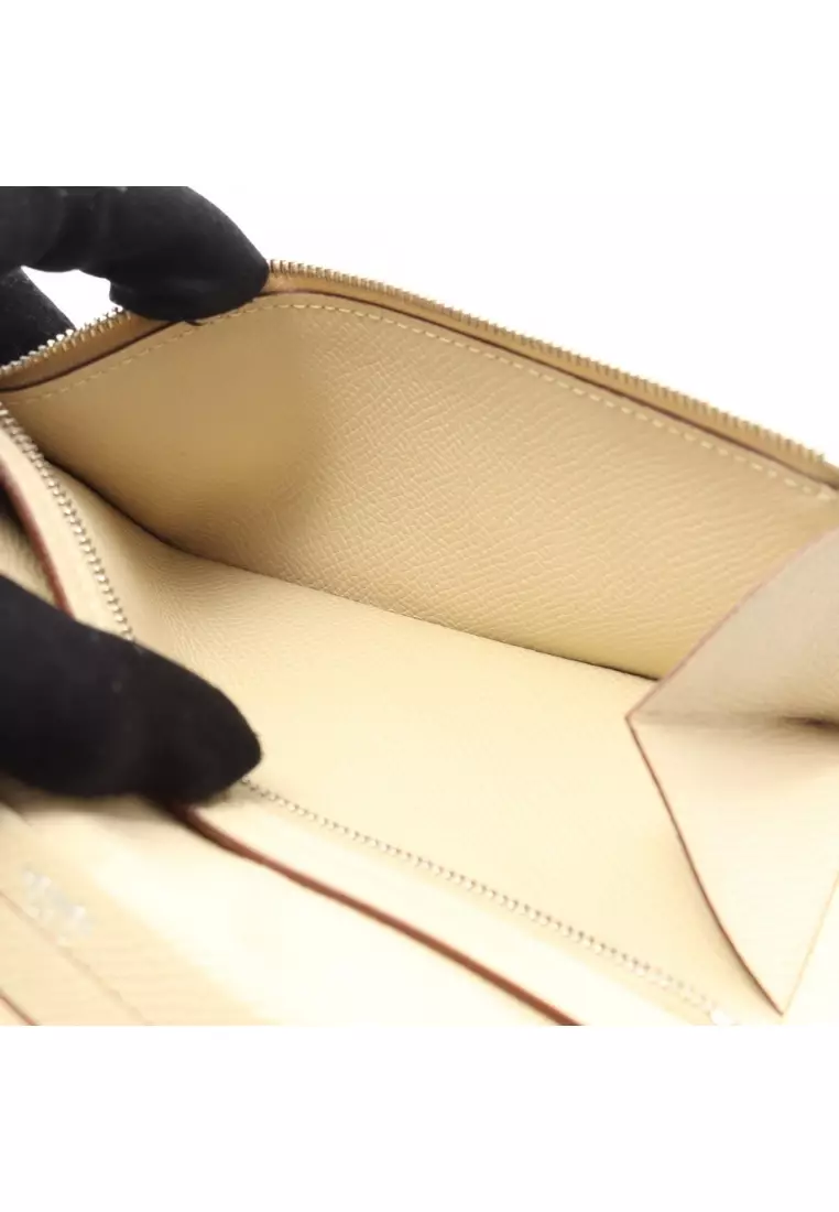 Buy Hermès Pre-Loved Hermès bear souffle Parshman Bi-fold Long Wallet ...