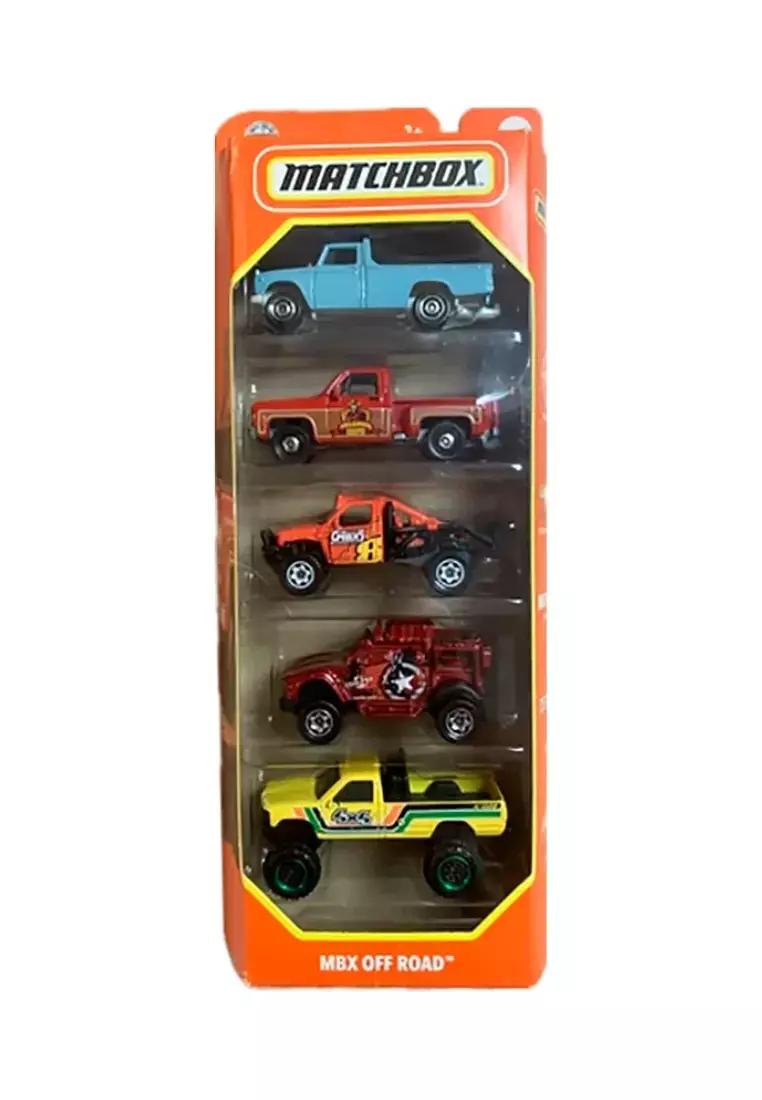 Buy Matchbox Matchbox Off Road 5 Car Pack Die-cast Vehicle 2024 Online ...