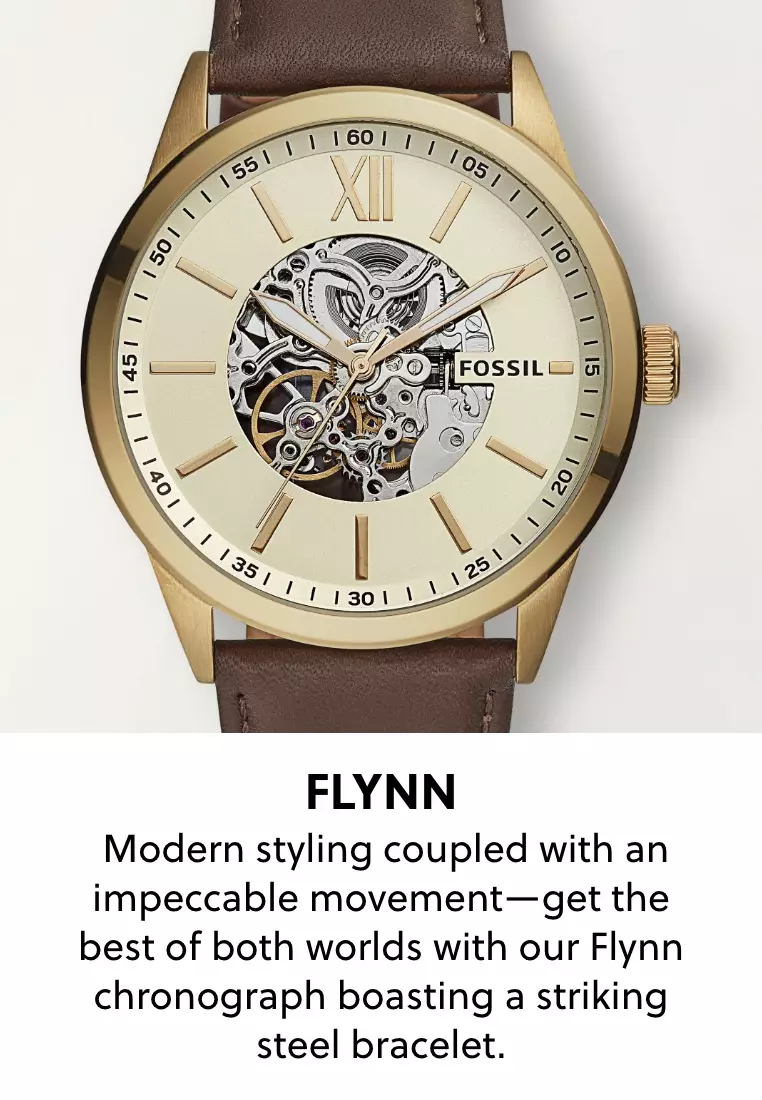 Buy Fossil Flynn Watch BQ2382 2023 Online | ZALORA Singapore