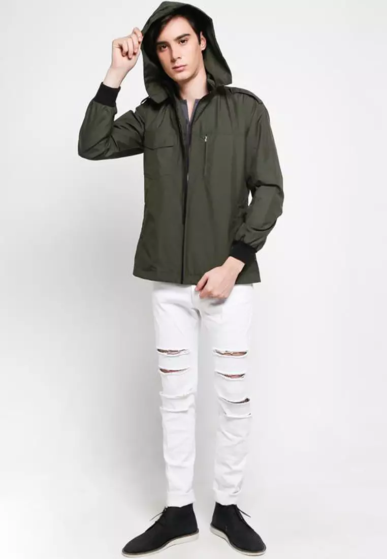 Jual Crows Denim Crows Denim - Multy Green Jacket Original 2024 ...