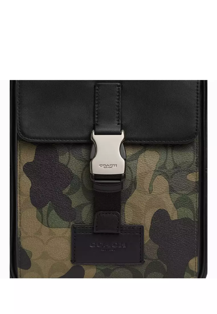 Coach Track Pack In Signature Canvas With Camo Print 2025 | Buy Coach ...