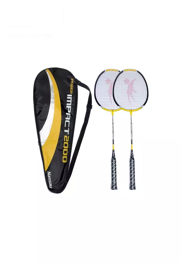 Buy Nassau Nassau Badminton Racquet Power Impact 2000 2025 Online ...
