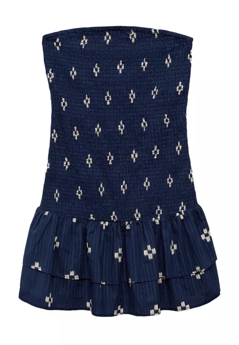 Buy MANGO KIDS Ruffled Dress 2024 Online | ZALORA Philippines