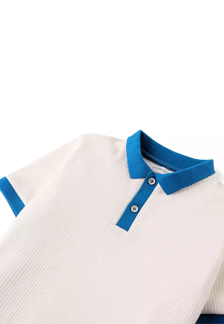 Buy Gingersnaps Boys Ethan Rib Jersey Polo 2025 Online | ZALORA Philippines