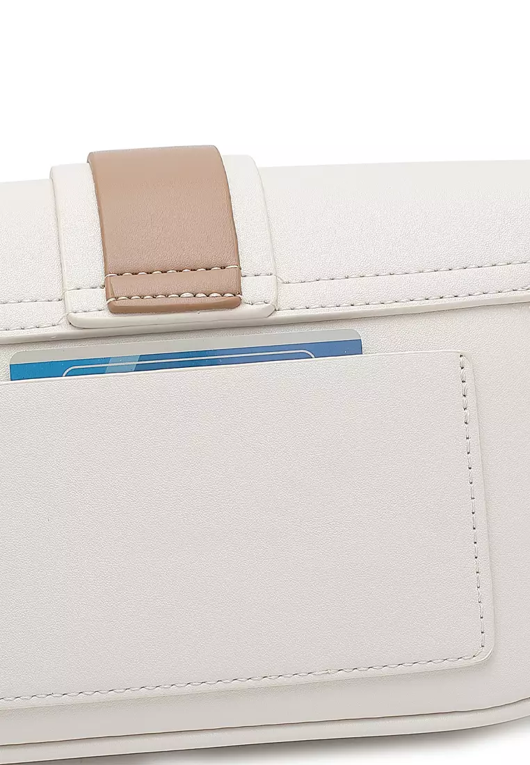 Wild Channel Women's Shoulder Bag / Sling Bag / Crossbody Bag - White ...