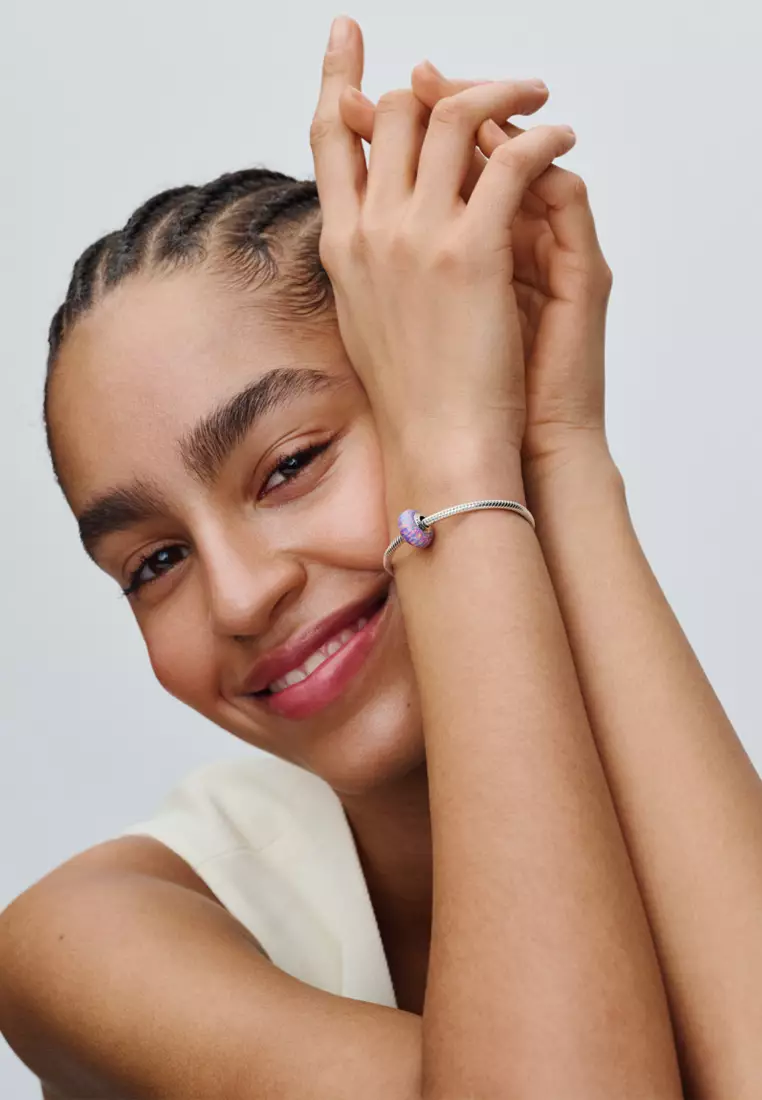 Buy Pandora Pandora Opalescent Purple Charm Online | ZALORA Malaysia