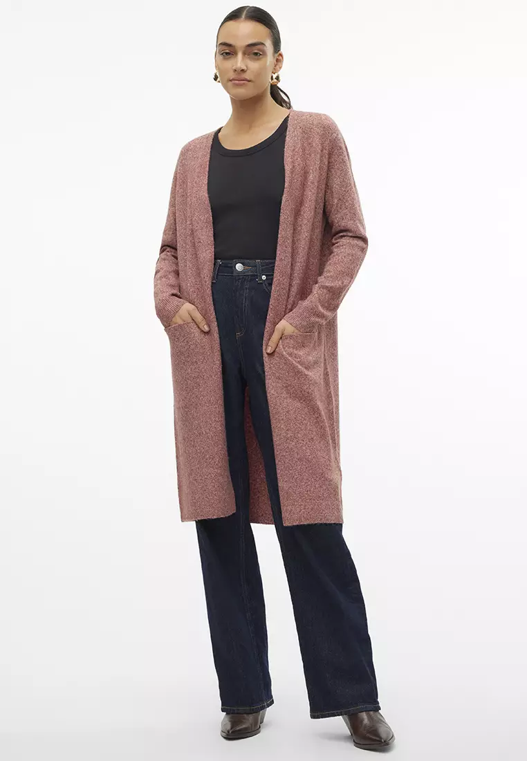Vero Moda Doffy Long Open Cardigan 2025 | Buy Vero Moda Online | ZALORA ...