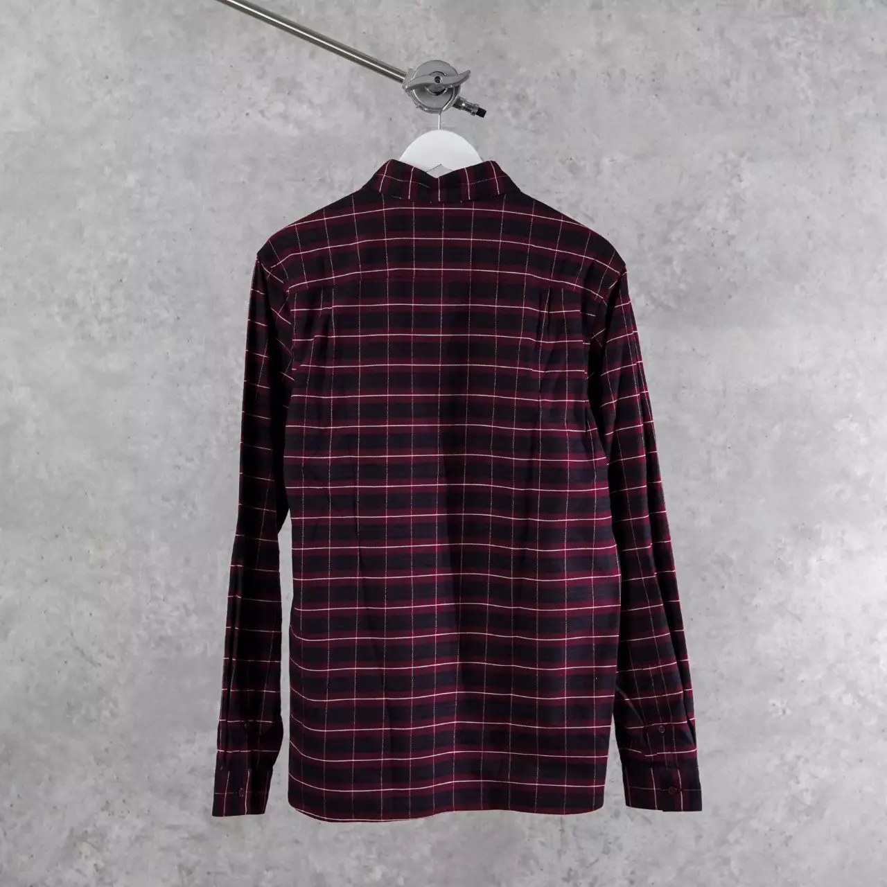 Jual Fred Perry Kemeja FRED PERRY LOGO POCKET WHITE CHECK BLACK ...