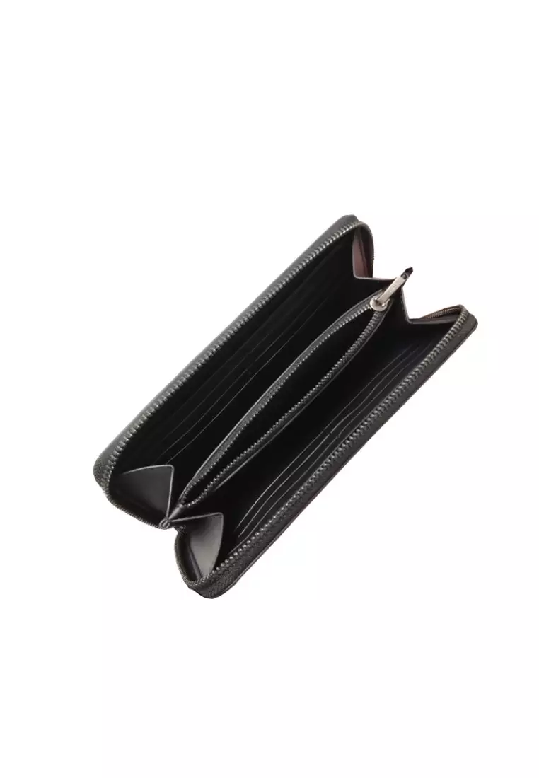 Coach Coach Accordion Wallet With Signature Canvas(CE551) - QB/Black ...