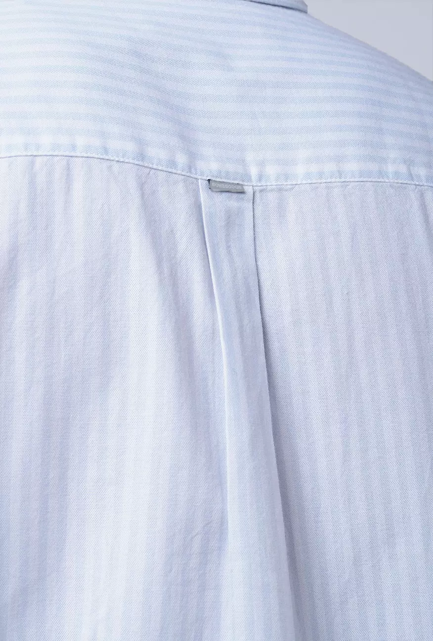 Jual Bombboogie Bombboogie Kemeja Pria Regular Lua Blue White Original ...