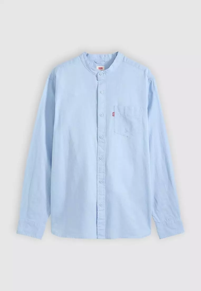 Buy Levi's Levi's® Men's Banded Collar 1 Pocket Shirt Online | ZALORA ...