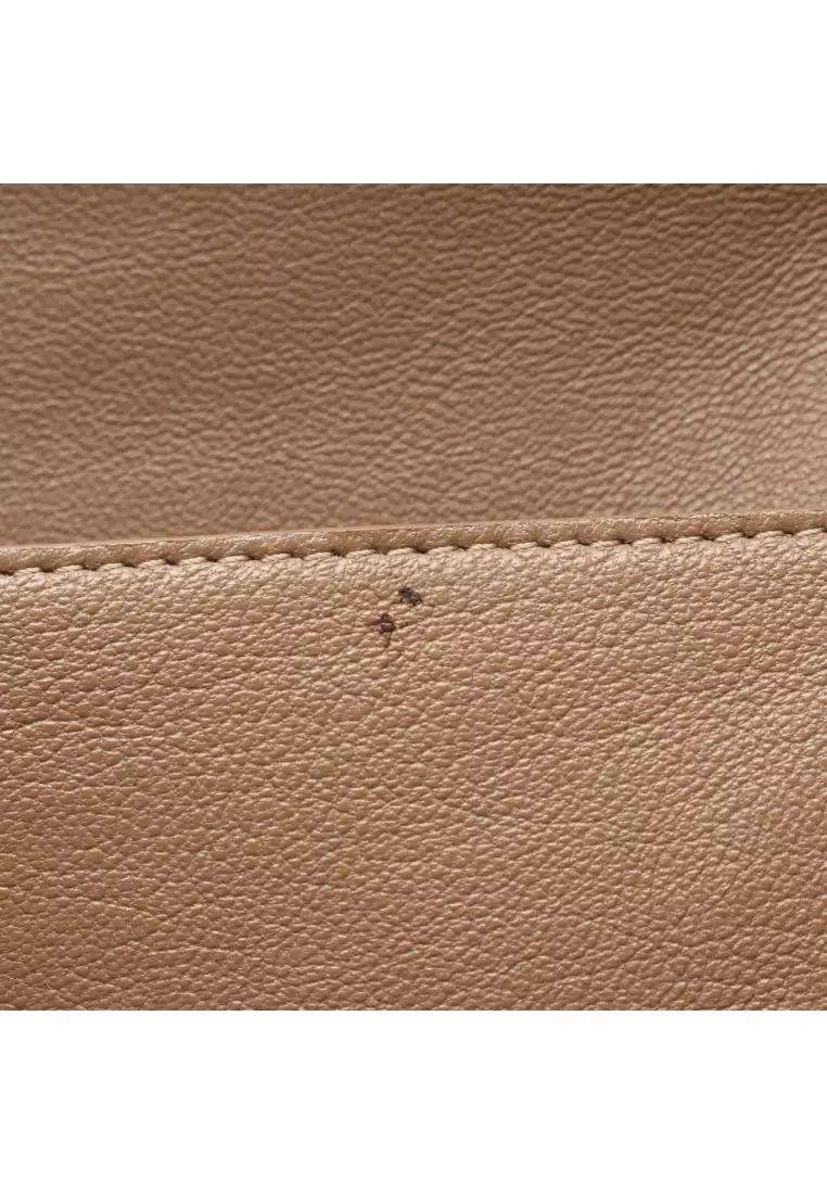 Buy Celine Pre-Loved Celine trapeze Medium Handbag leather suede Gray ...