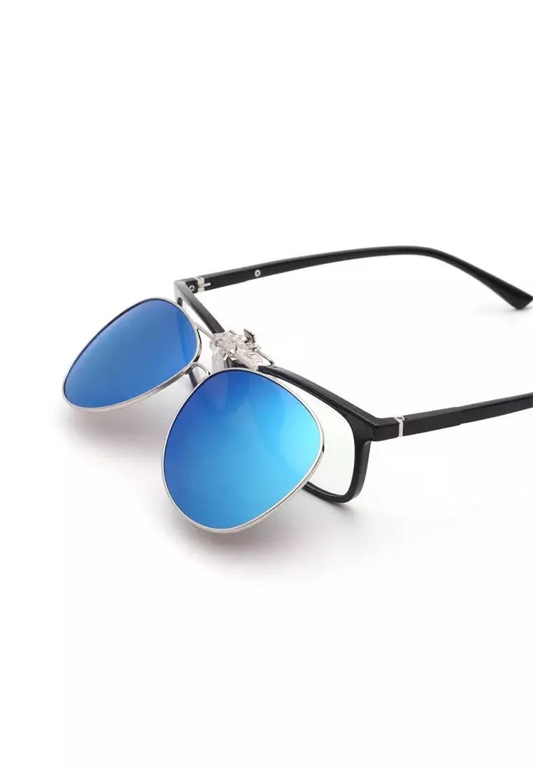 Buy A FRENZ Aviator Full Rim Polarized UV400 Flip-Up Clip On Sunglasses ...