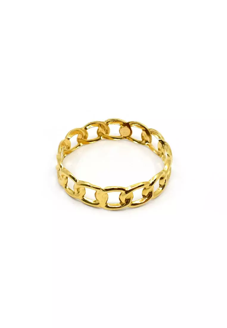 Buy CEBUANA LHUILLIER JEWELRY 18K Italian Made Yellow Gold Lady Ring ...