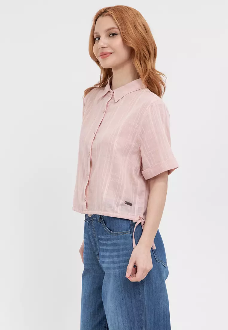 Buy Aeropostale Ladies Tie Hem Button Down 2026 Online | ZALORA Philippines