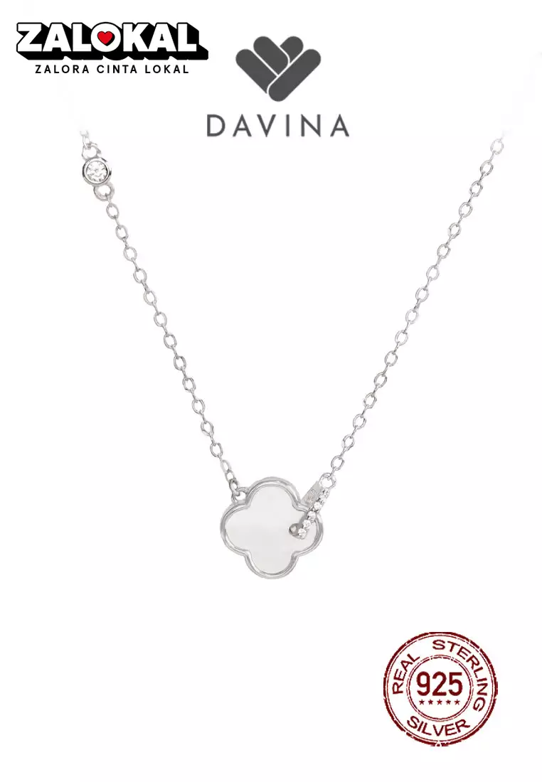 Jual DAVINA Jewelry DAVINA Ladies Vleorant Necklace Sterling Silver 925 ...
