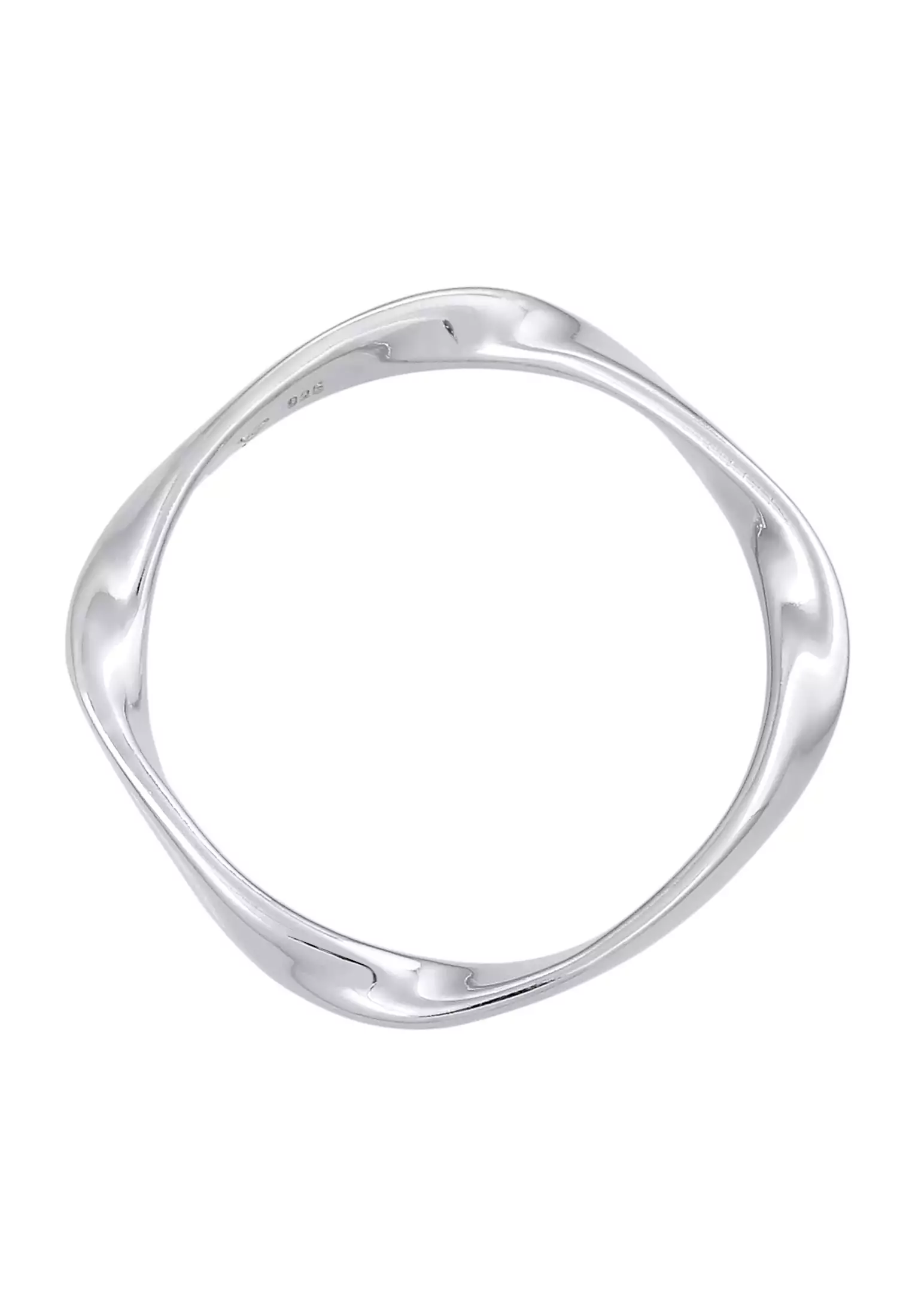 Buy ELLI GERMANY Twisted Band Ring – 925 Silver 2026 Online | ZALORA