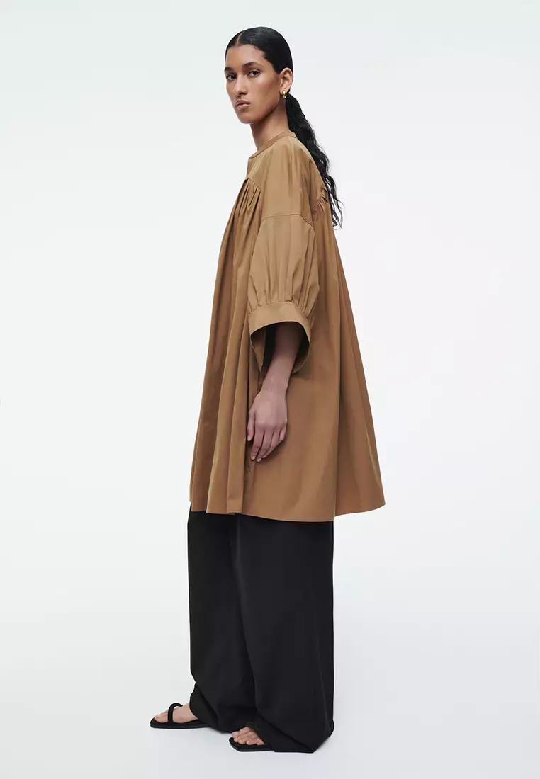 Buy COS Pleated Mini Tunic Dress Online | ZALORA Malaysia