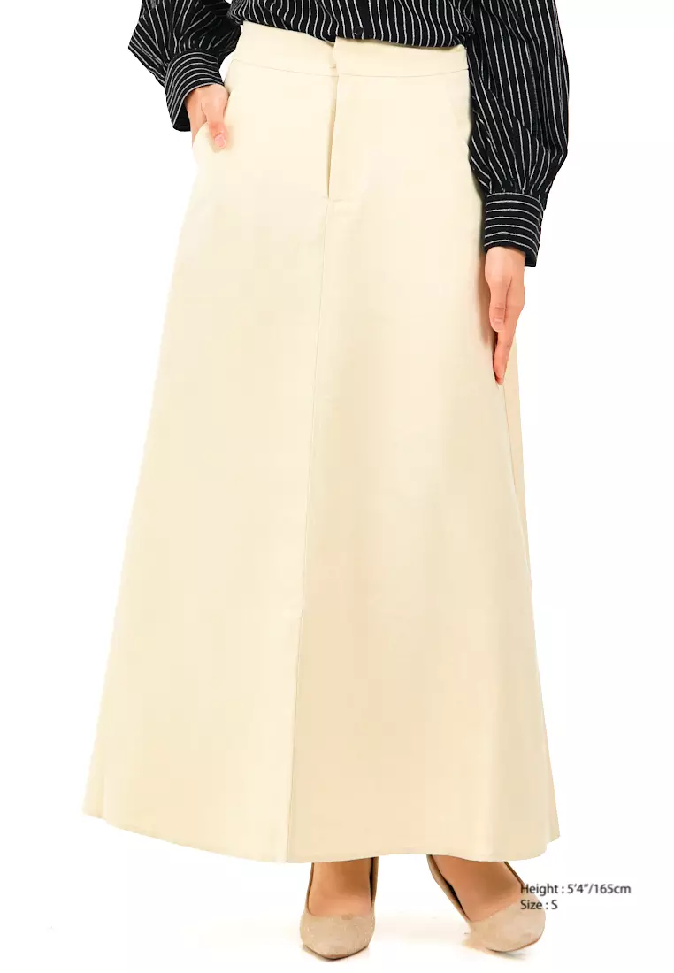 Buy Gene Martino Gene Martino Weia A Cut Skirt 069 Online | ZALORA Malaysia