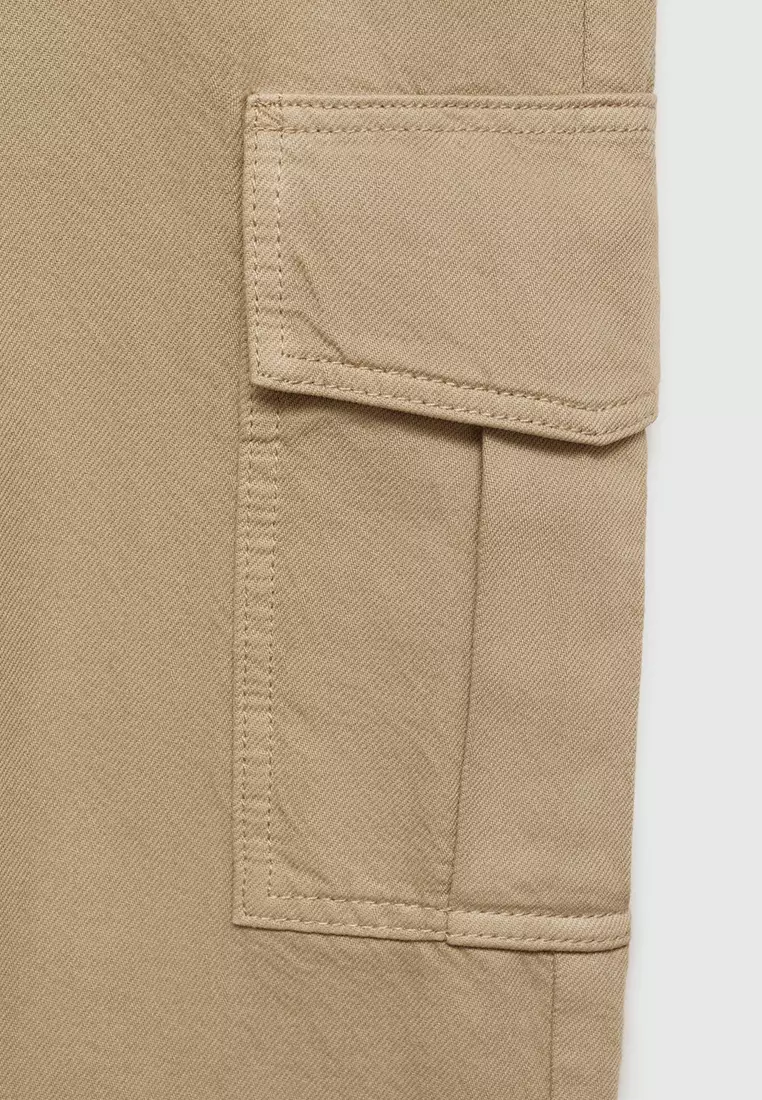 Jual MANGO Man Straight Fit Cargo Jeans Original 2024 | ZALORA Indonesia
