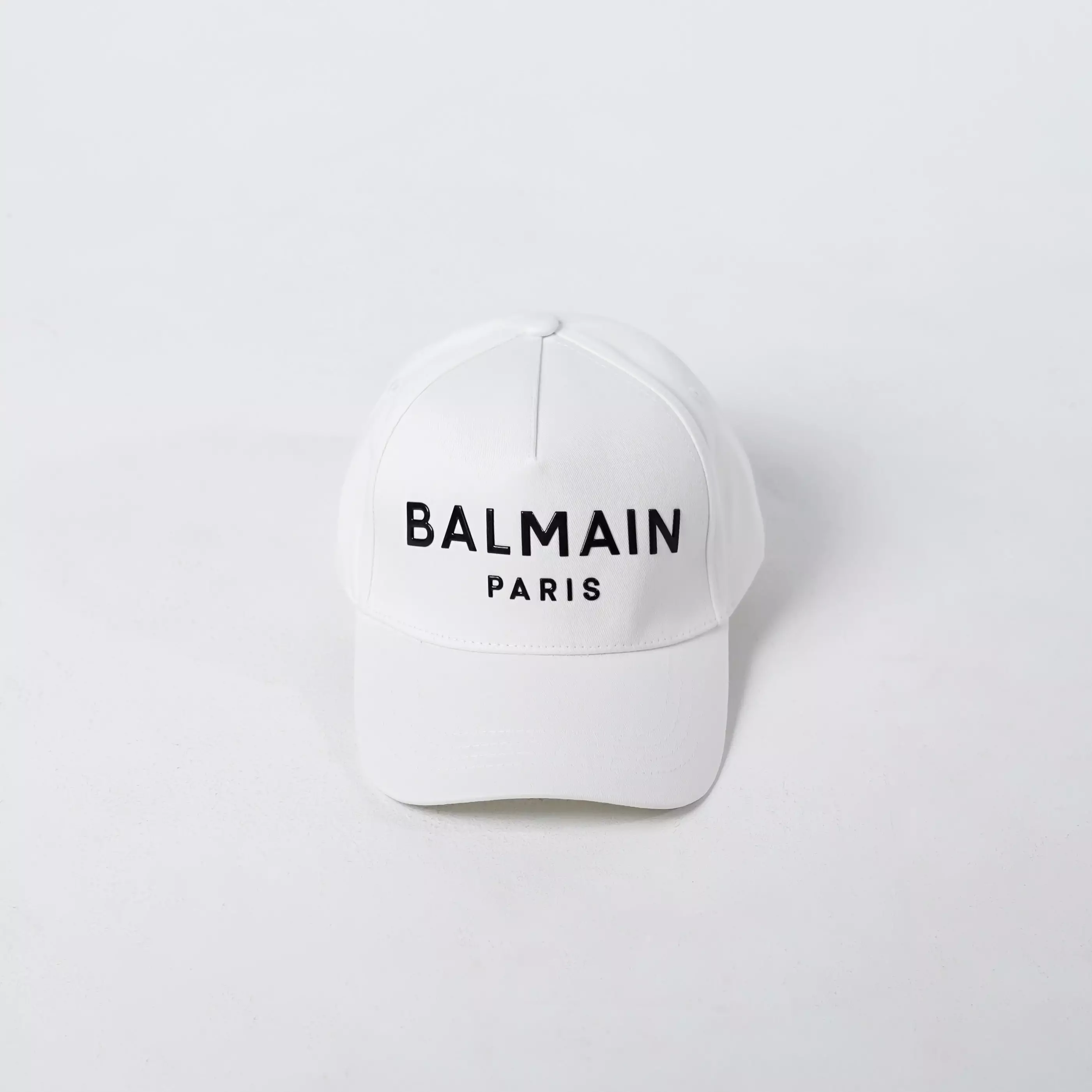 Jual Balmain Topi BALMAIN TEXT FLOCKED BLACK WHITE CAP 100% ORIGINAL ...