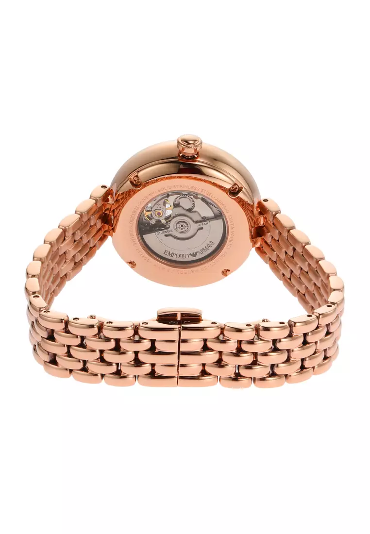 Buy Emporio Armani Emporio Armani Female's Rosa rose gold Stainless ...