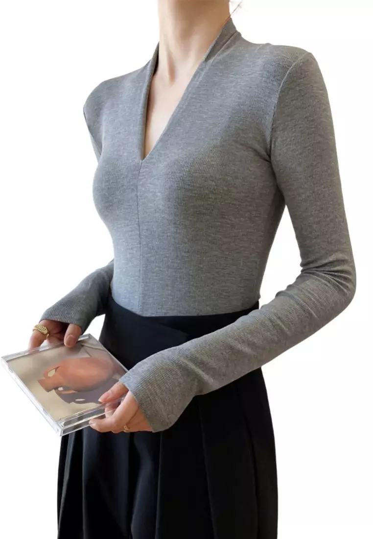 Buy ZITIQUE collared long sleeve bottom shirt 2024 Online | ZALORA ...