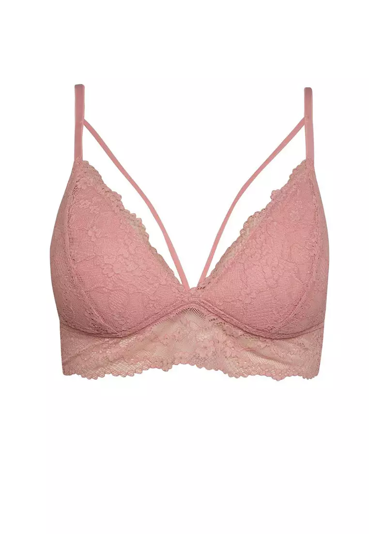 Buy DeFacto Padded Lace Bralet-Fall in Love R6569Az25Sp 2025 Online ...