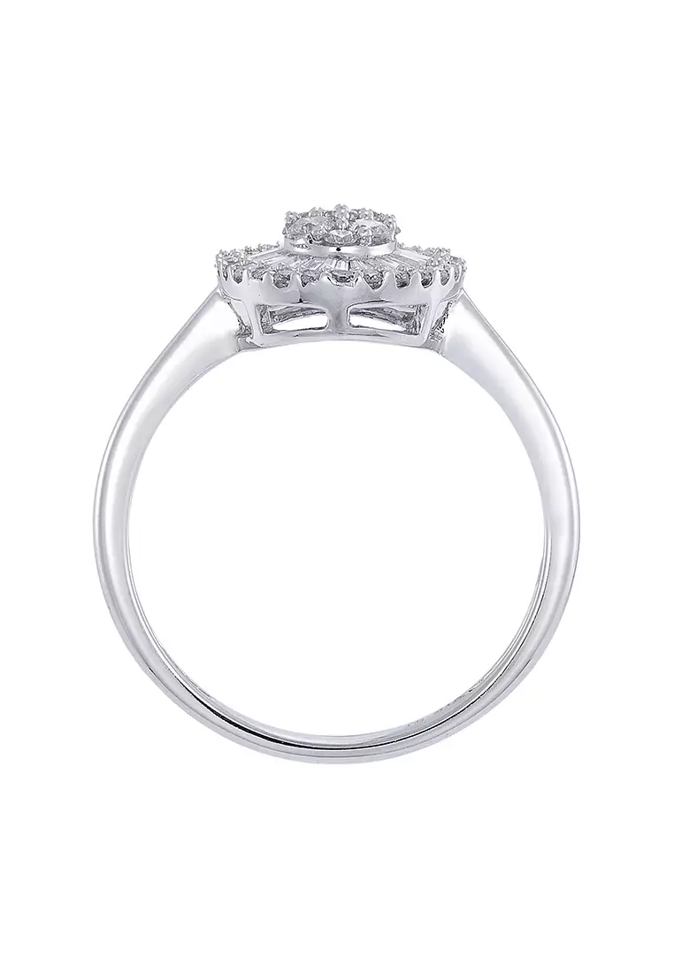 Buy HABIB HABIB Diamond Ring in 375/9K White Gold 265920223 2026 Online ...