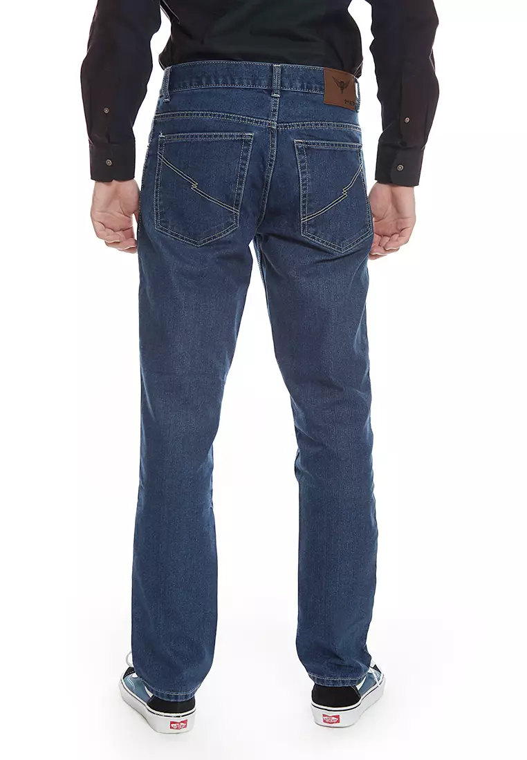 Jual 2nd Red Ripped Jeans Basic Premium Regular Fit JB911 Original 2025 ...