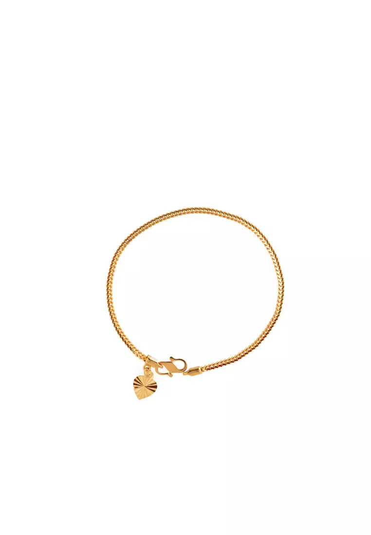 Buy TOMEI TOMEI Bracelet, Yellow Gold 916 (9M-RZ050MM05-XR) Online ...