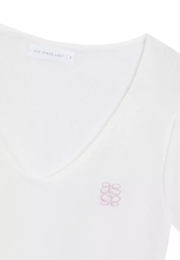 Buy AIR SPACE Air Space Embroidered Logo T-Shirt 2025 Online | ZALORA