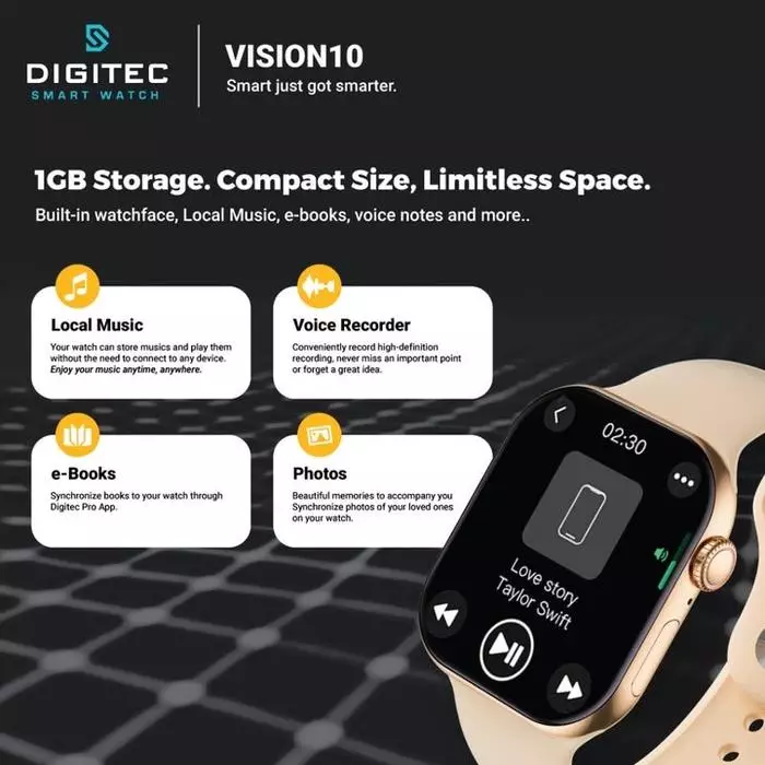 Jual Digitec Digitec Vision10 Karet Hitam Original 2025 | ZALORA ...
