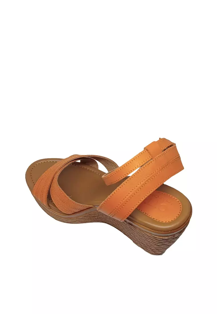 Buy Otto Cross Strap Slingback Wedge Sandals 2025 Online | ZALORA ...