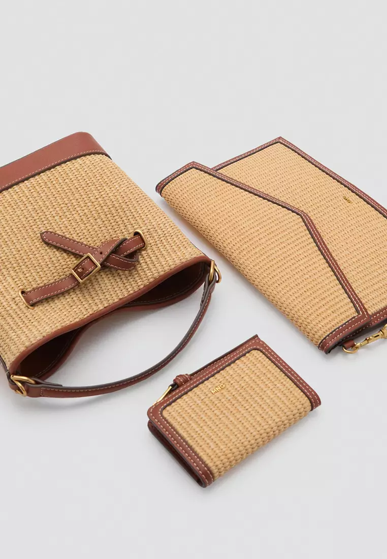 Buy Mango Raffia-Effect Bucket Bag 2025 Online | ZALORA Philippines