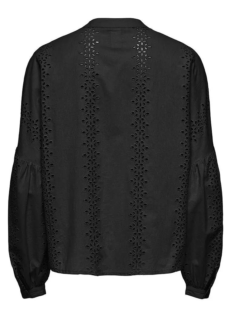 Jual ONLY Nelly Long Sleeves Button Top Original 2025 | ZALORA Indonesia