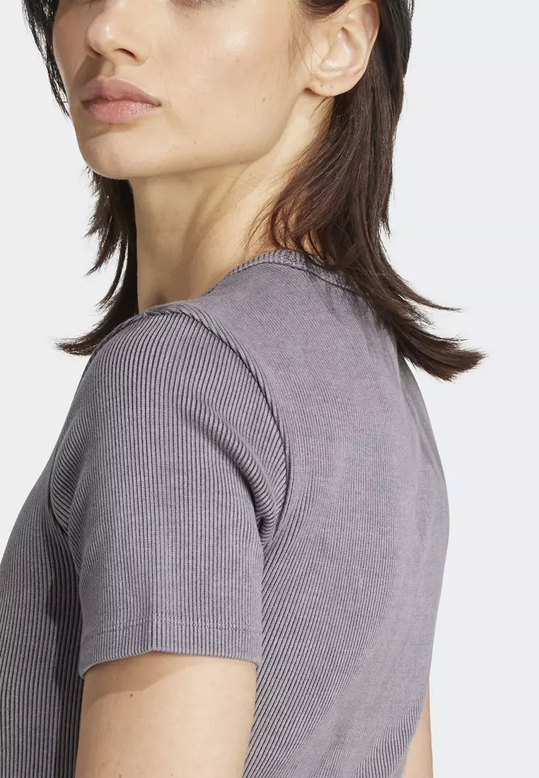 Buy ADIDAS Essentials Washed Short Sleeves Dress Online | ZALORA Malaysia
